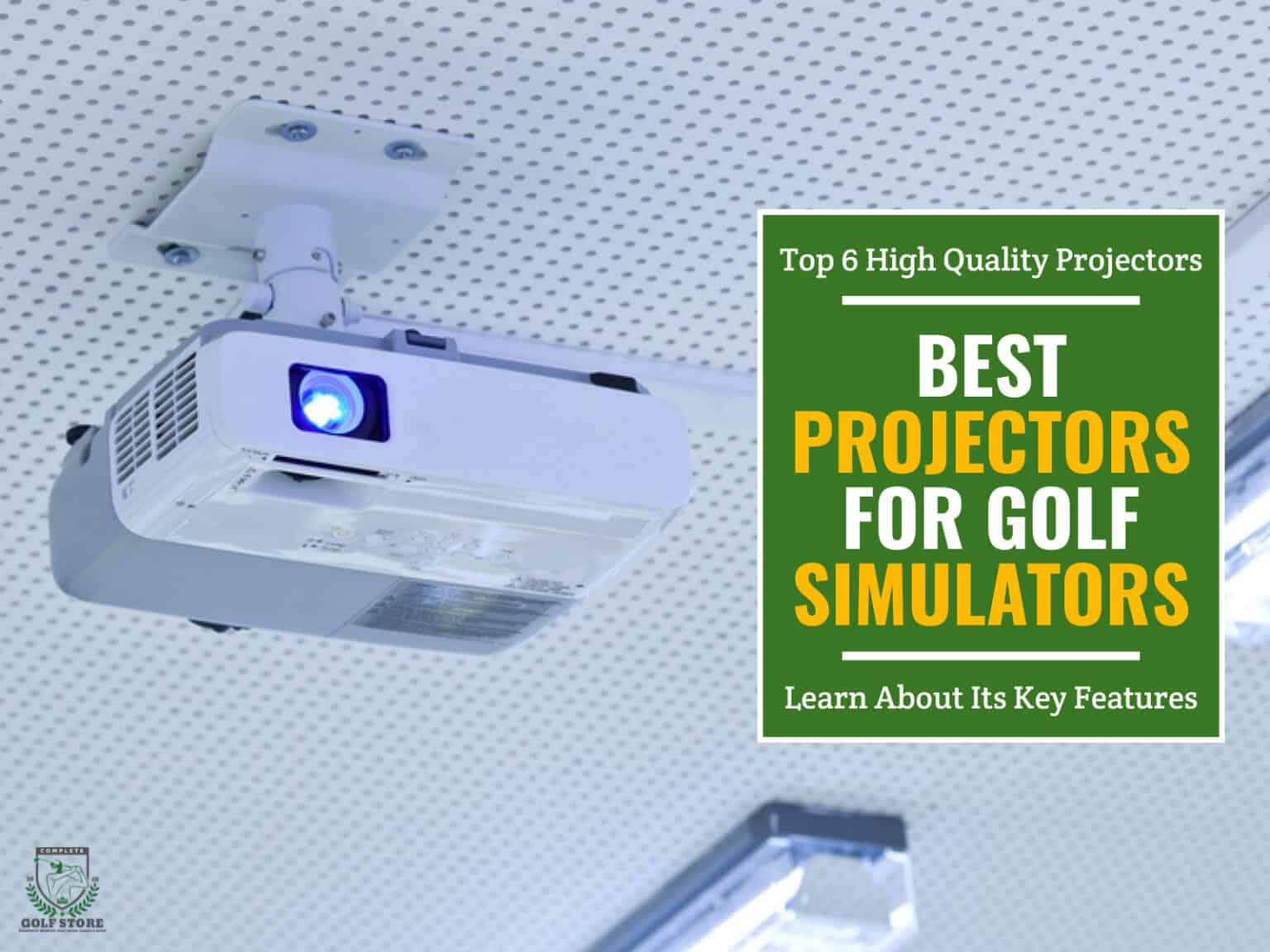 The 11 Best Projectors for Golf Simulator [2025 Reviews]