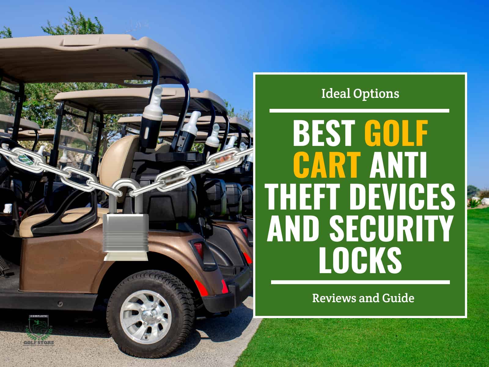 10 Best Golf Cart Anti-Theft Devices And Security Locks