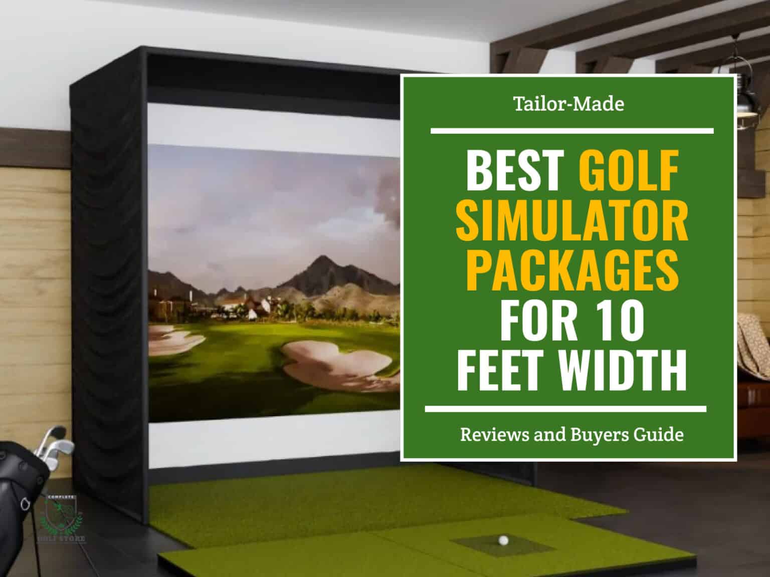 The 10 Best Golf Simulator Packages for 10 Feet Width