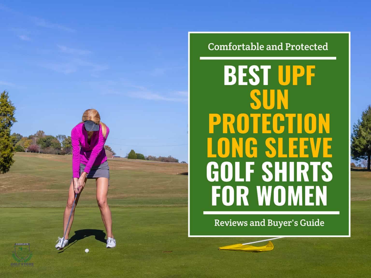 12 Best UPF Sun Protection Long Sleeve Golf Shirts for Ladies